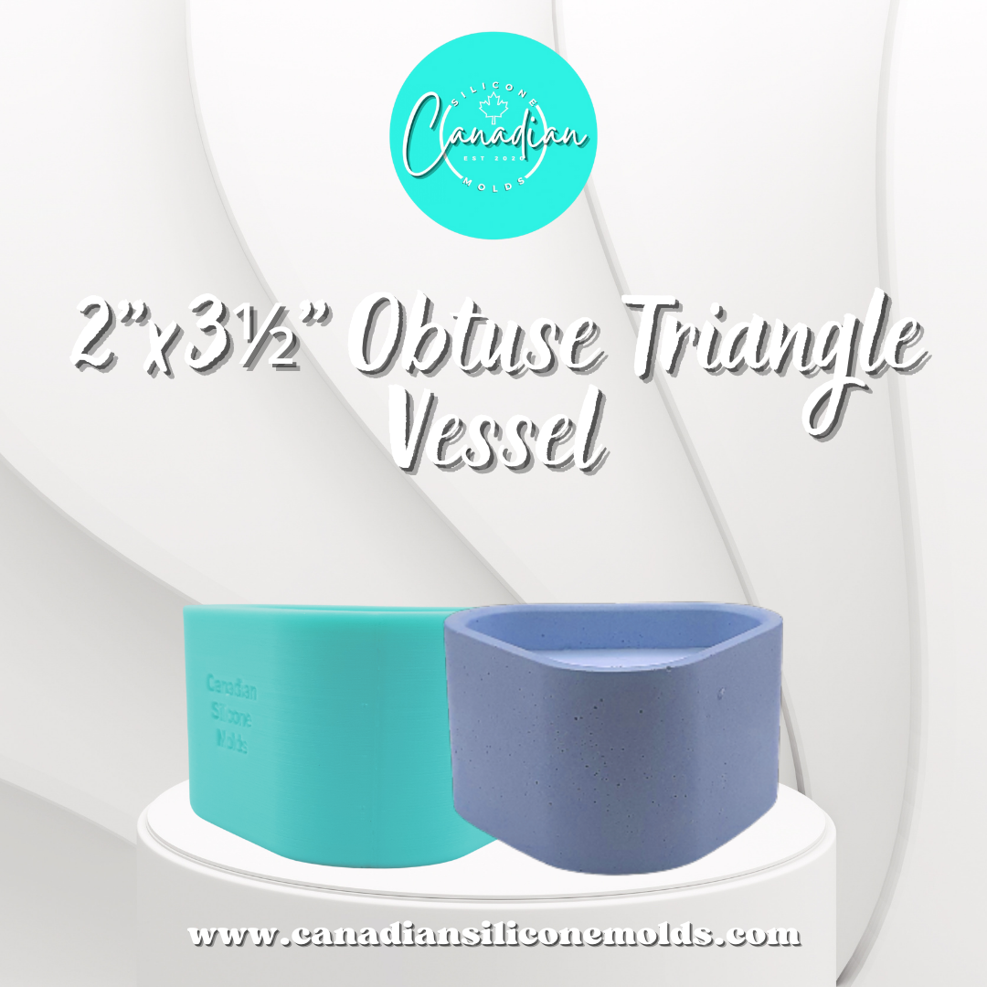 Obtuse Triangle Vessel Mold | Canadian Silicone Molds