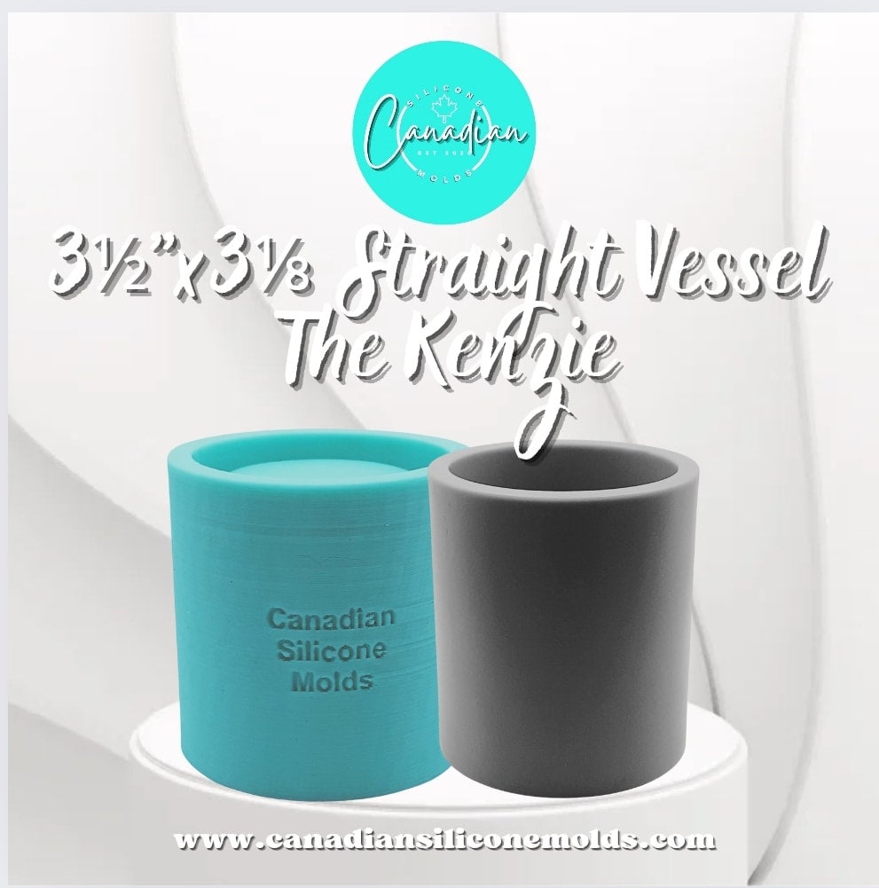 The Kenzie Straight Vessel Mold | Premium Silicone Molds form