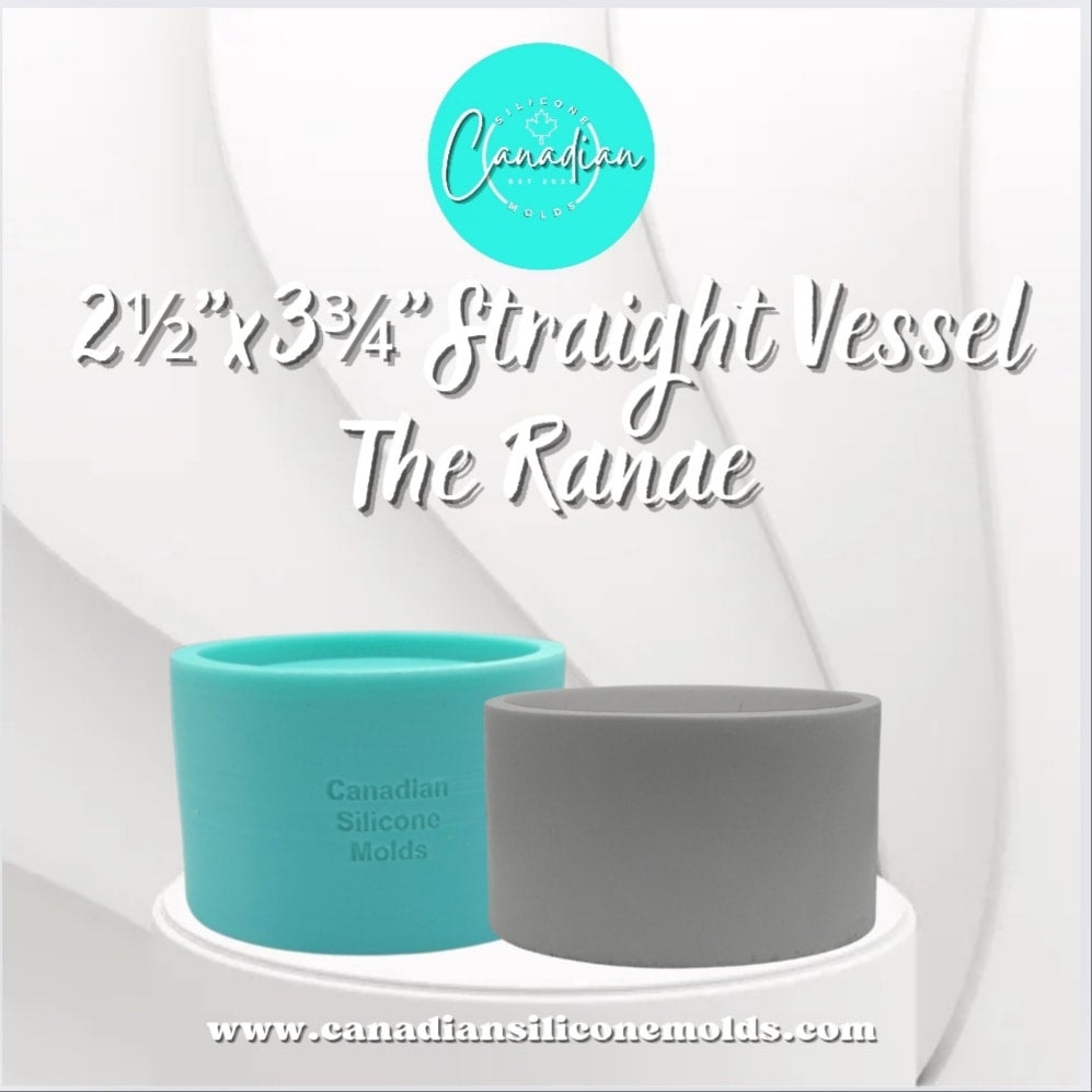 The Ranae Straight Vessel Mold | Premium Silicone Molds form