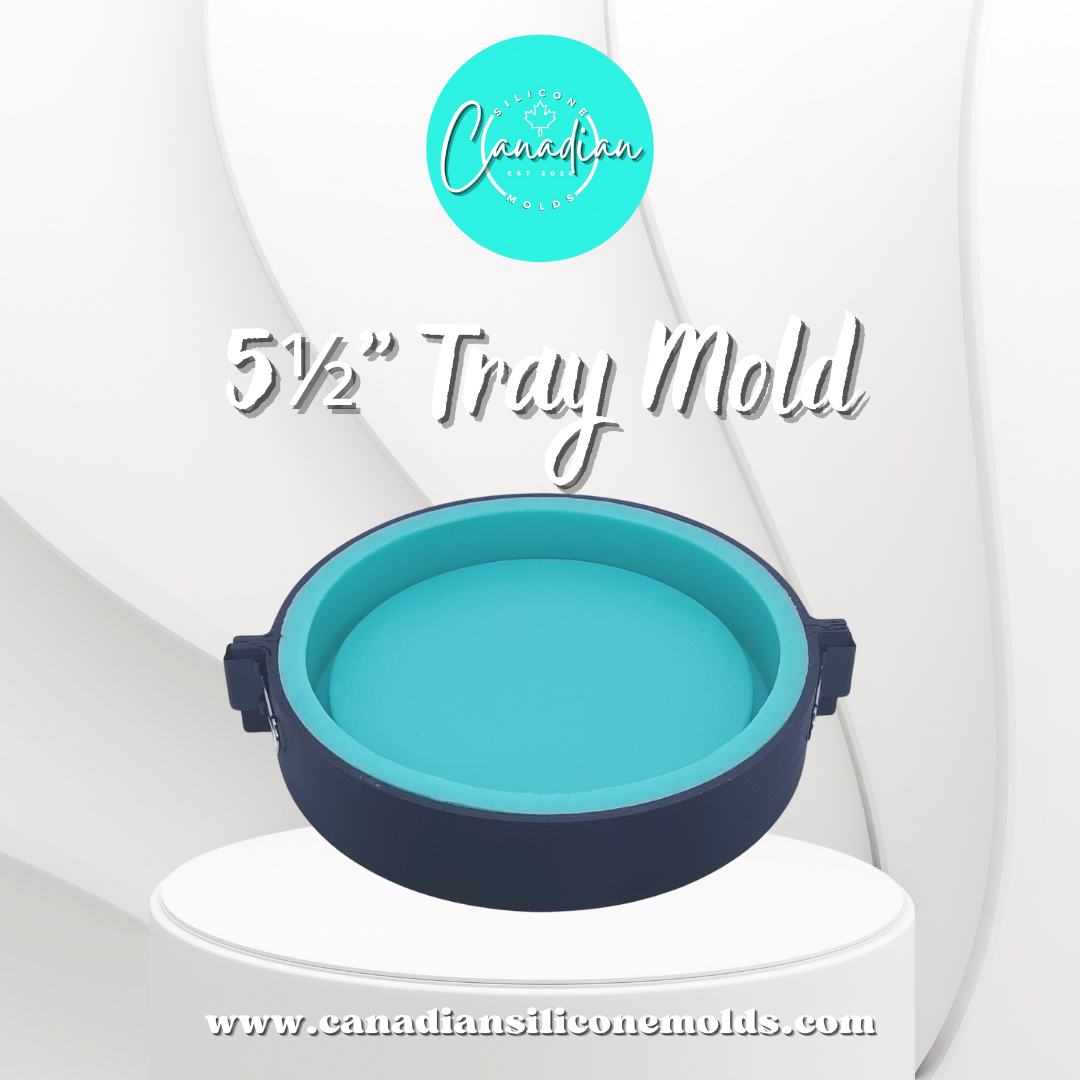 Round Tray Mold | Canadian Silicone Molds