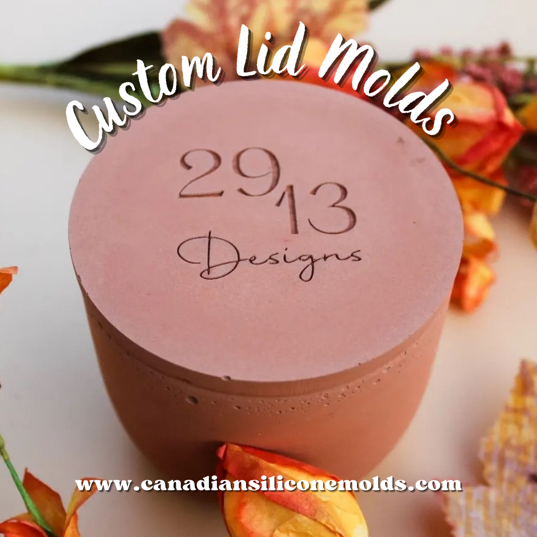 Custom Logo Lid Molds | Canadian Silicone Molds