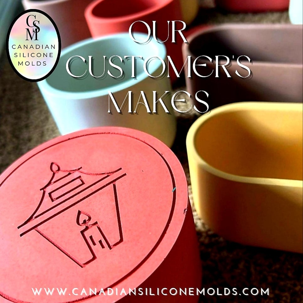 Custom Logo Lid Molds | Canadian Silicone Molds