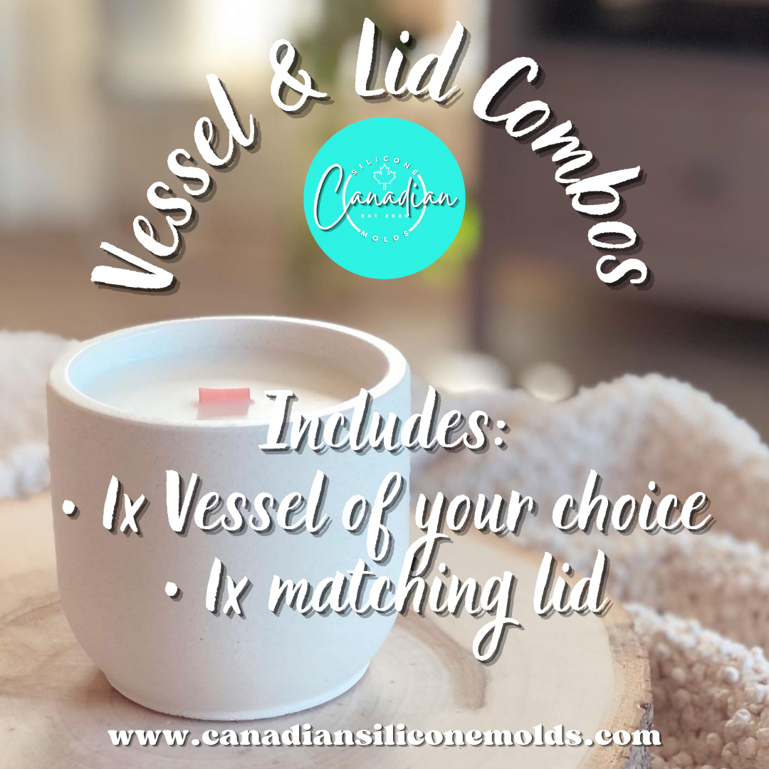 Vessel & Lid Combos | Canadian Silicone Molds
