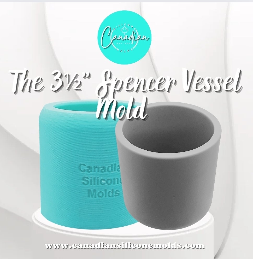3½" Spencer Vessel Mold | Canadian Silicone Molds