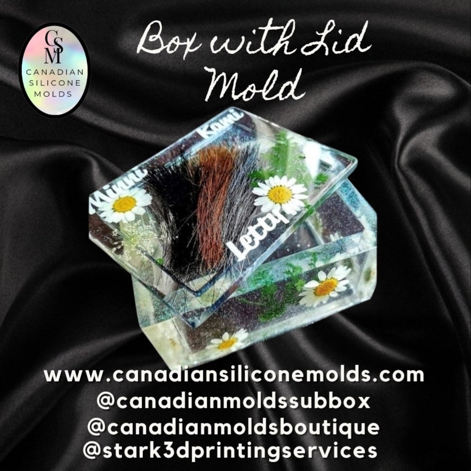 Box with Lid Mold | Canadian Silicone Molds
