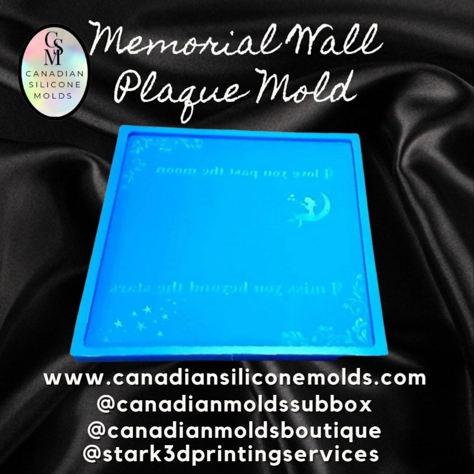 Memorial Wall Plaque Mold | Canadian Silicone Molds