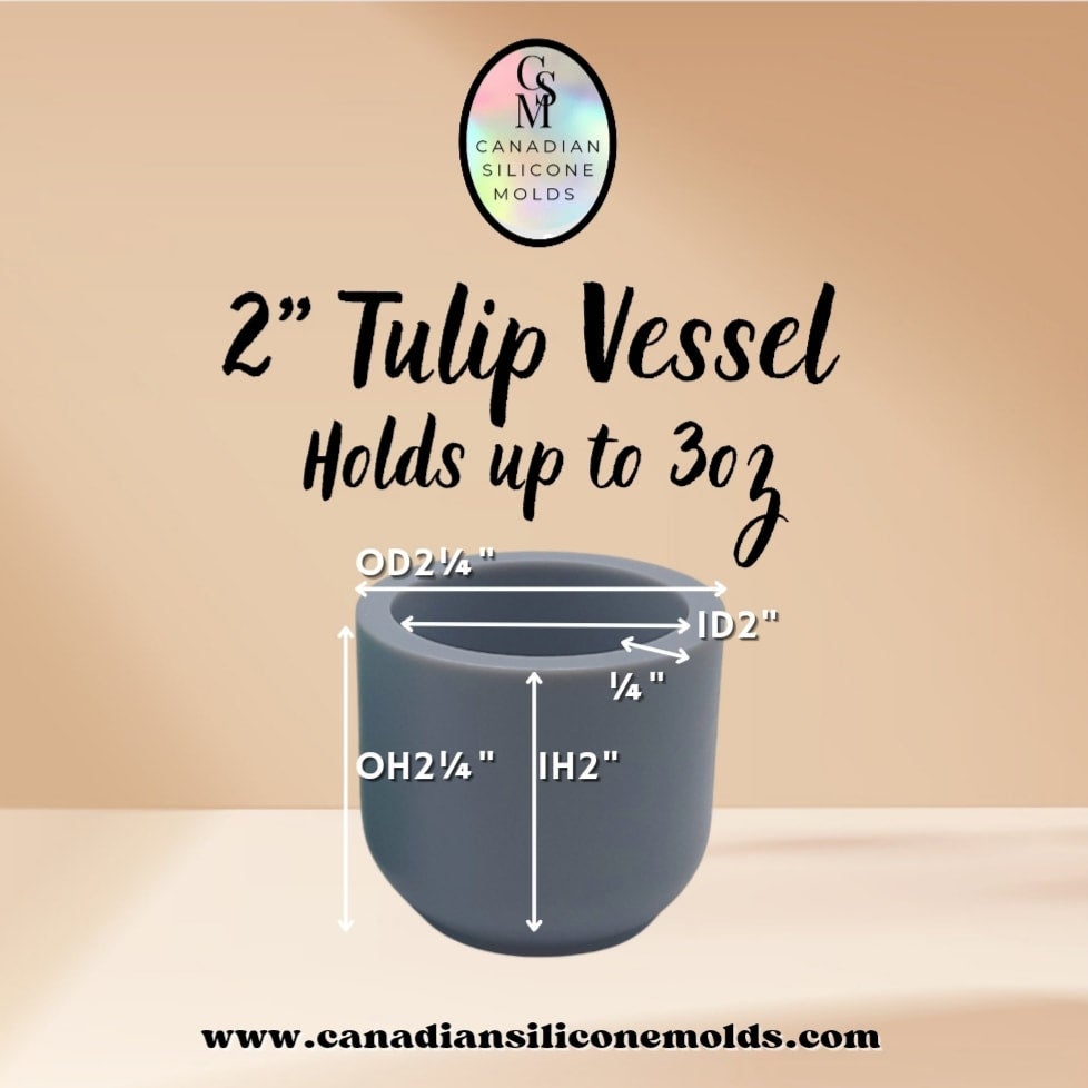 Tulip Vessel Molds | Canadian Silicone Molds