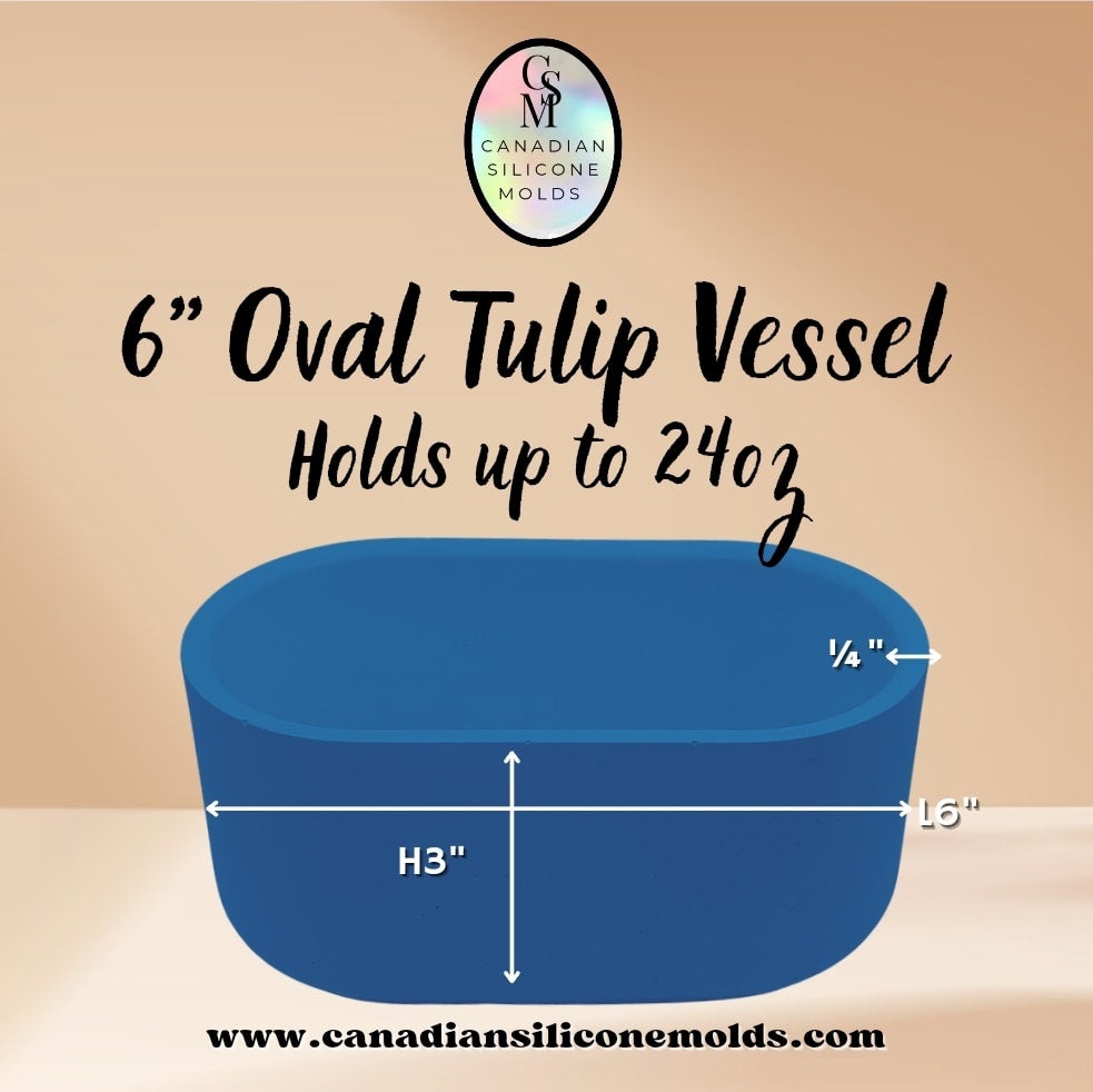 Tulip Vessel Molds | Canadian Silicone Molds