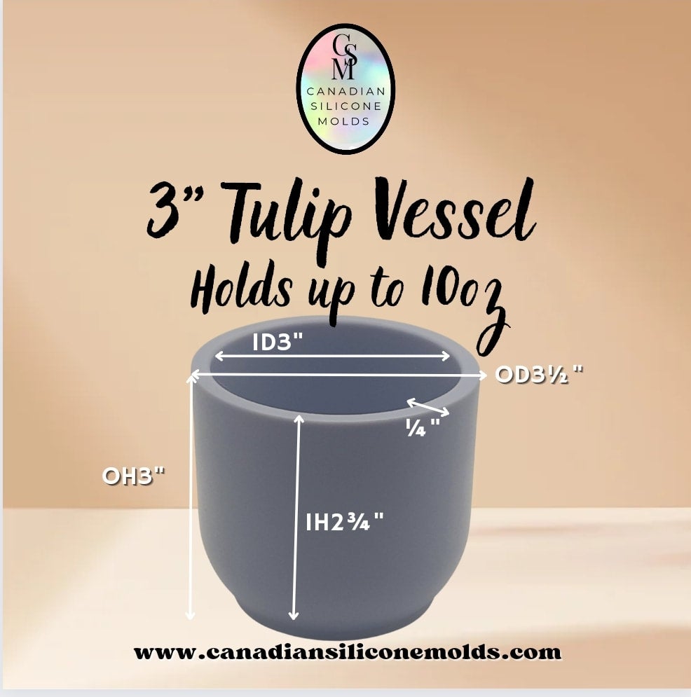 Tulip Vessel Molds | Canadian Silicone Molds